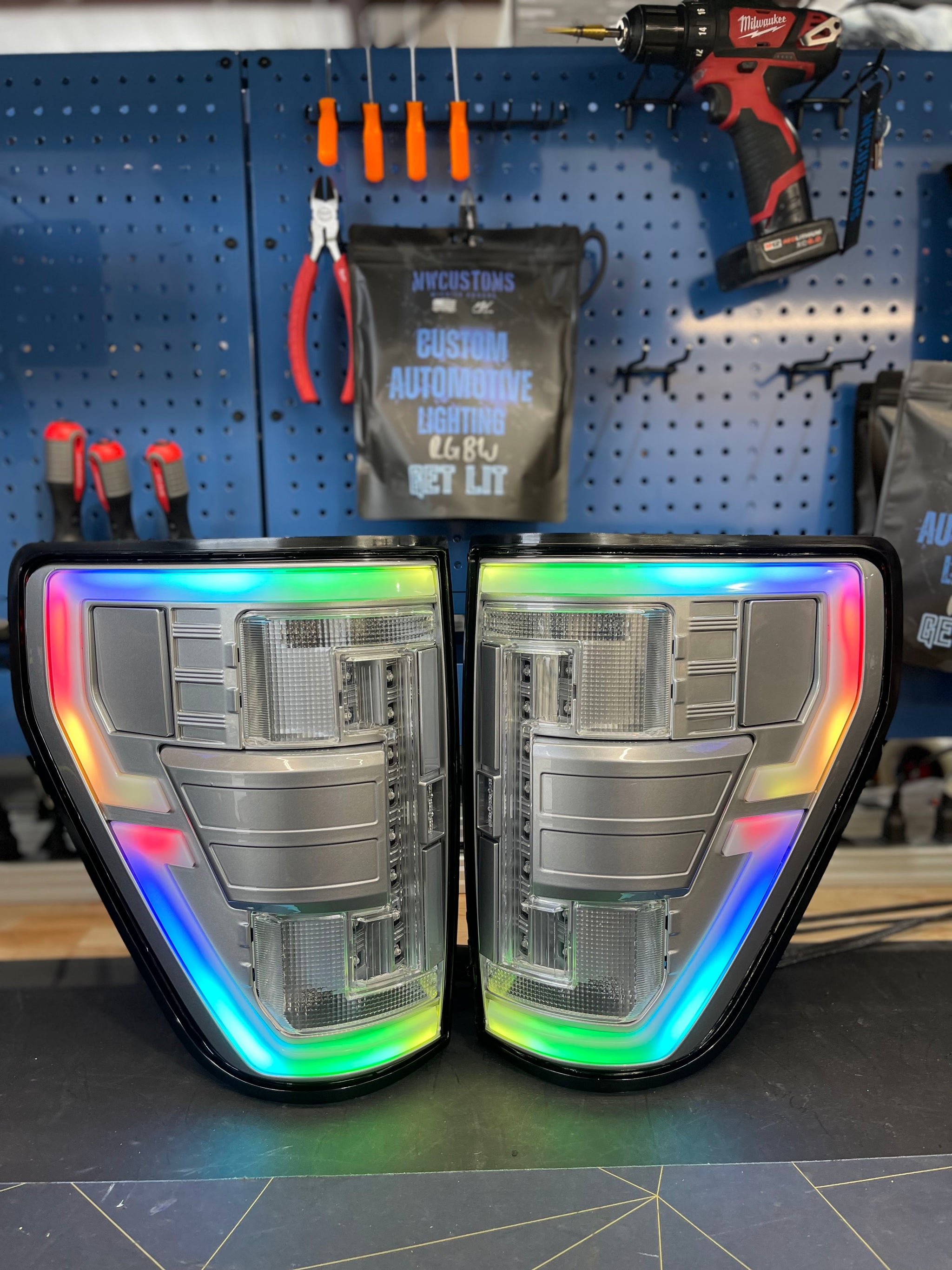 PRE BUILT 2021-2023 FORD F150 TAIL LIGHTS – MwCustoms Inc.